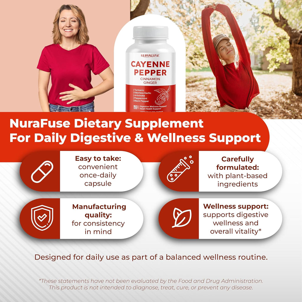 Cayenne Pepper supplement for overall wellness