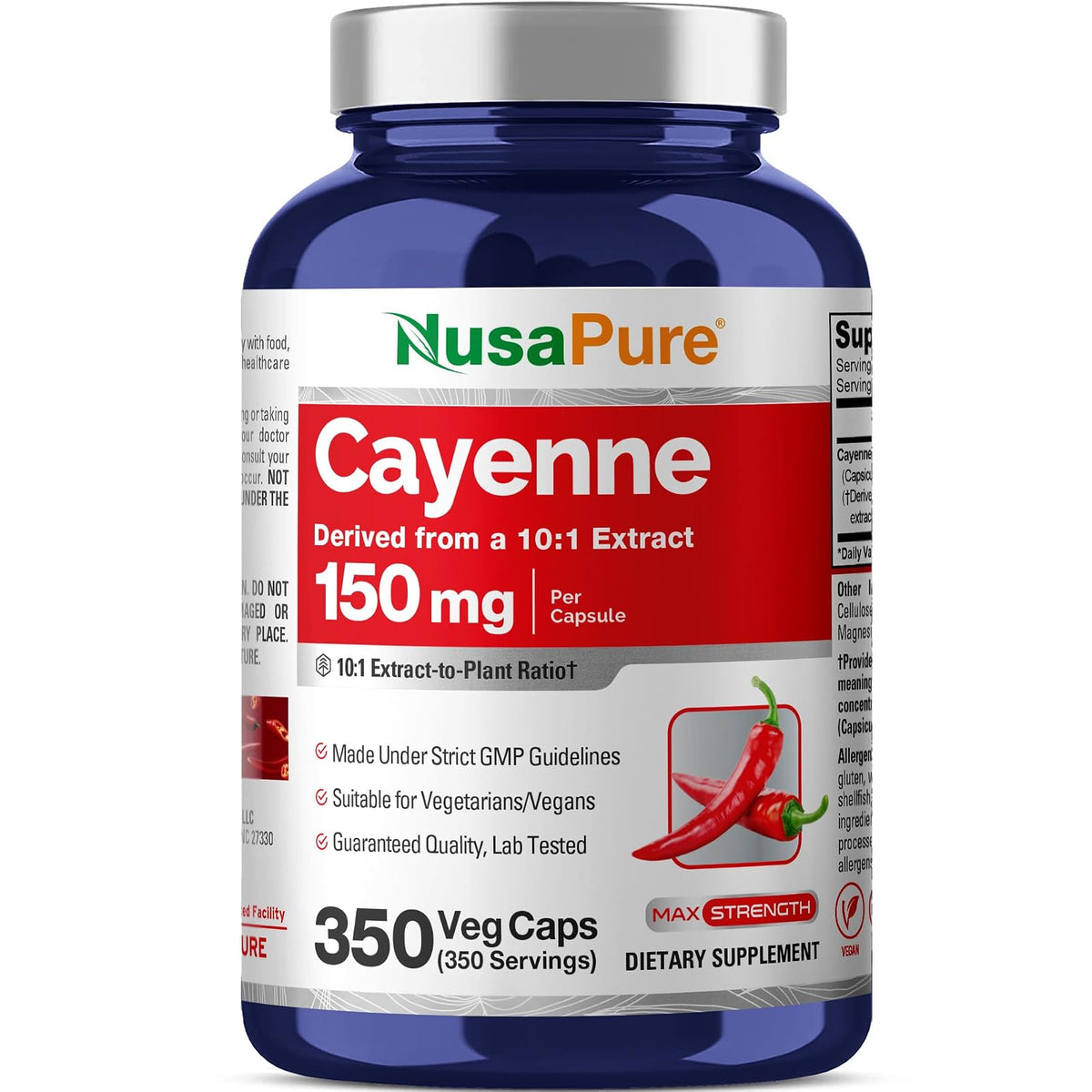 Cayenne pepper veggie capsules