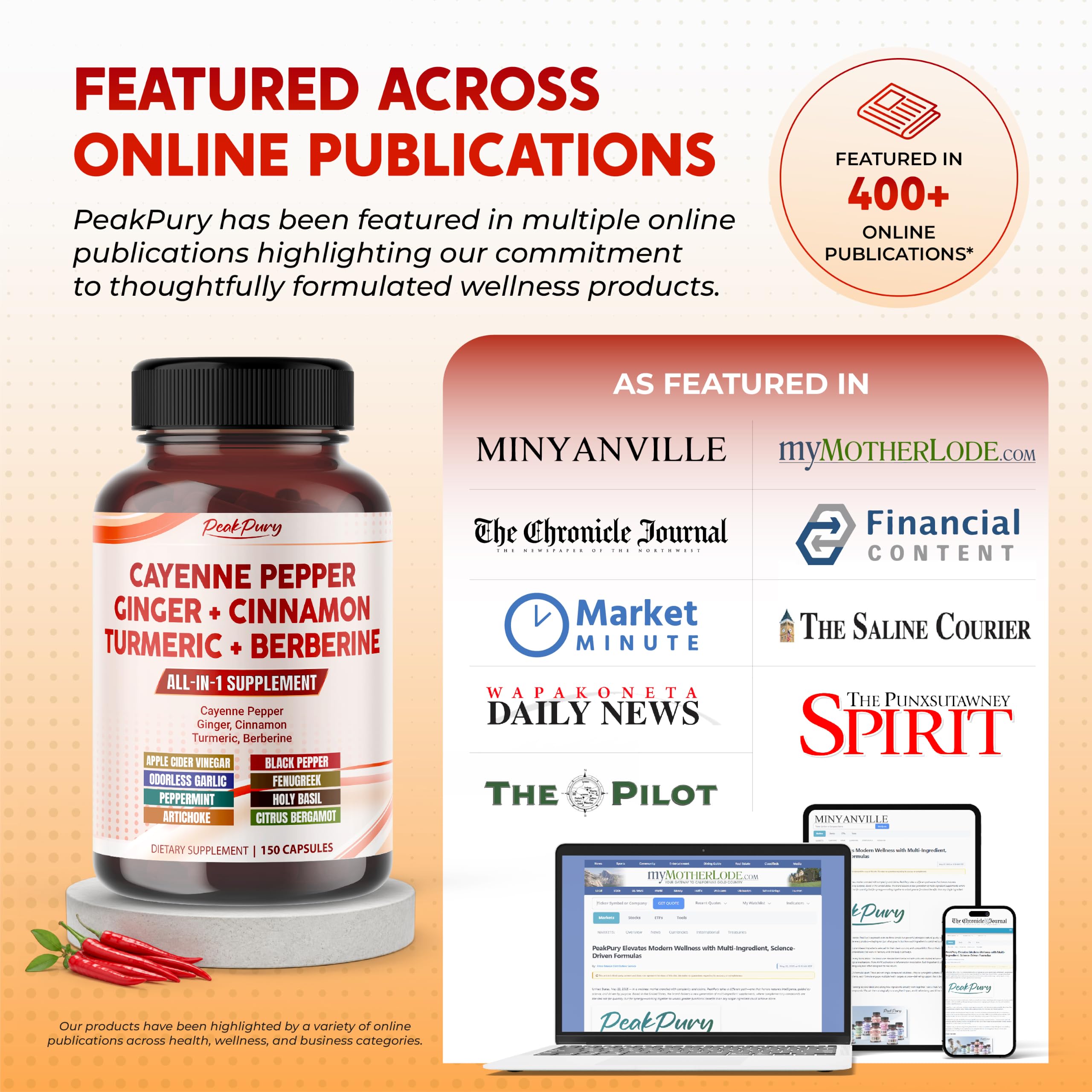 cayenne supplement with ginger extract