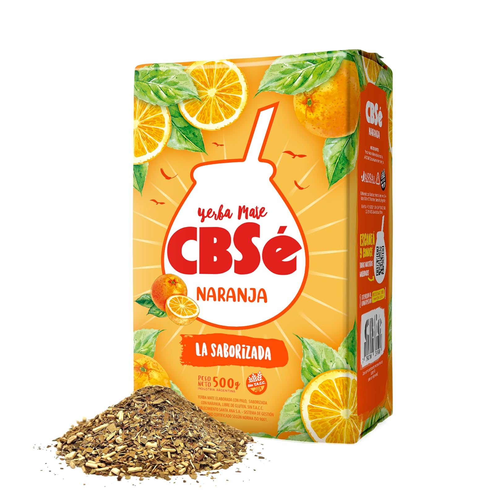 CBSé yerba mate orange flavor loose leaf tea