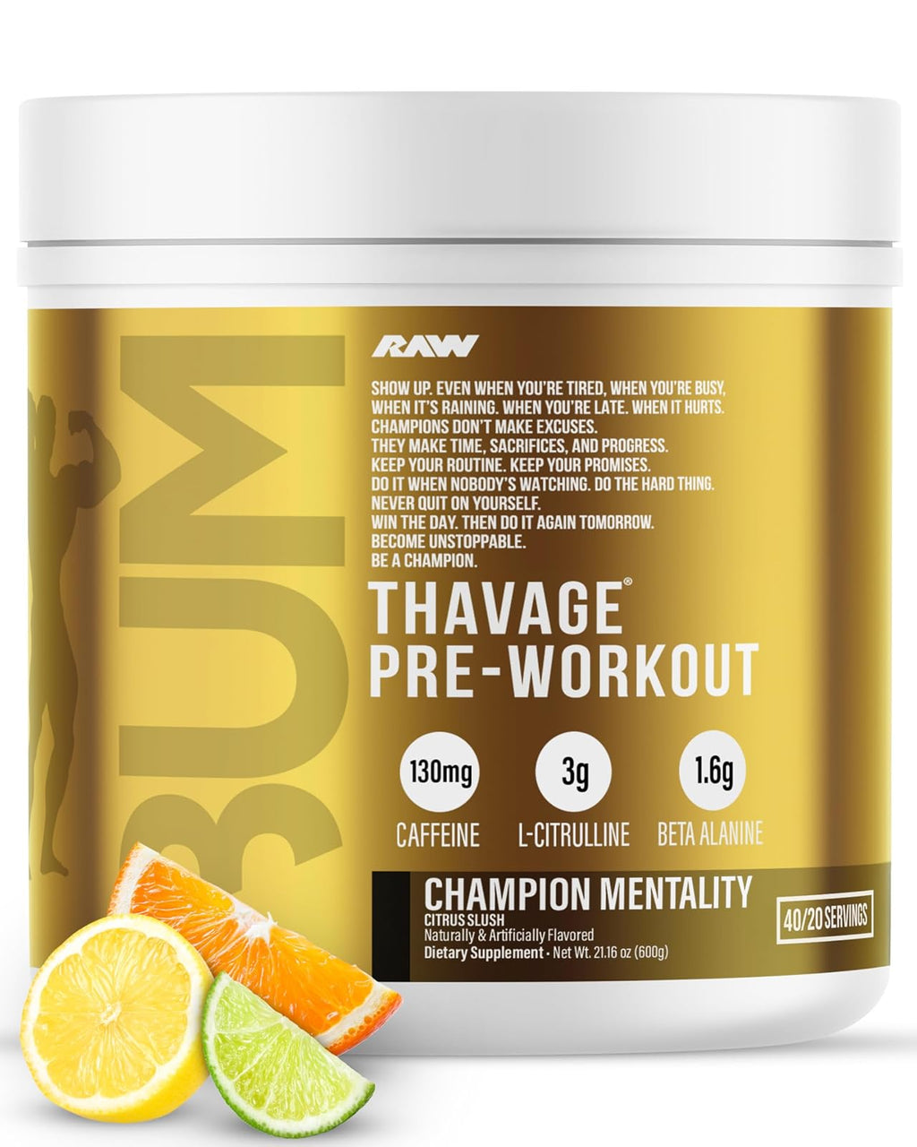 Cbum pre workout powder energy boost