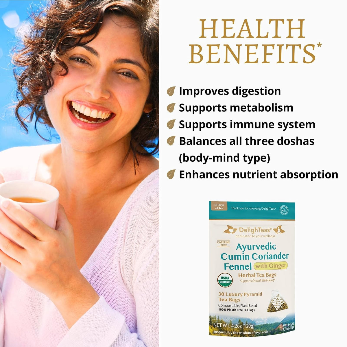 CCF tea for digestive health