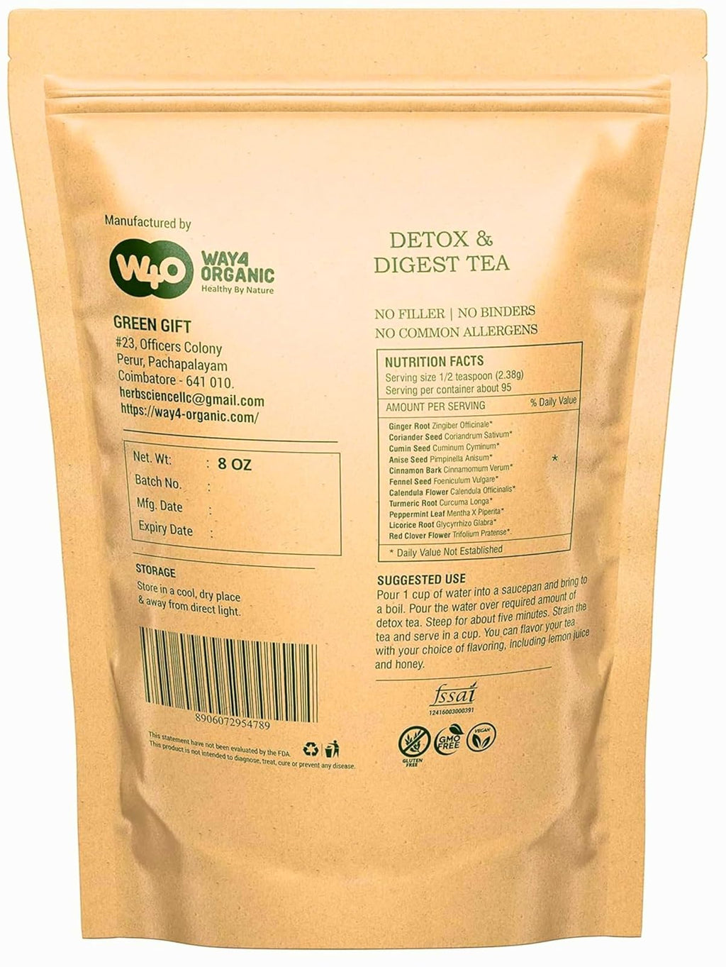 CCF tea for digestive health