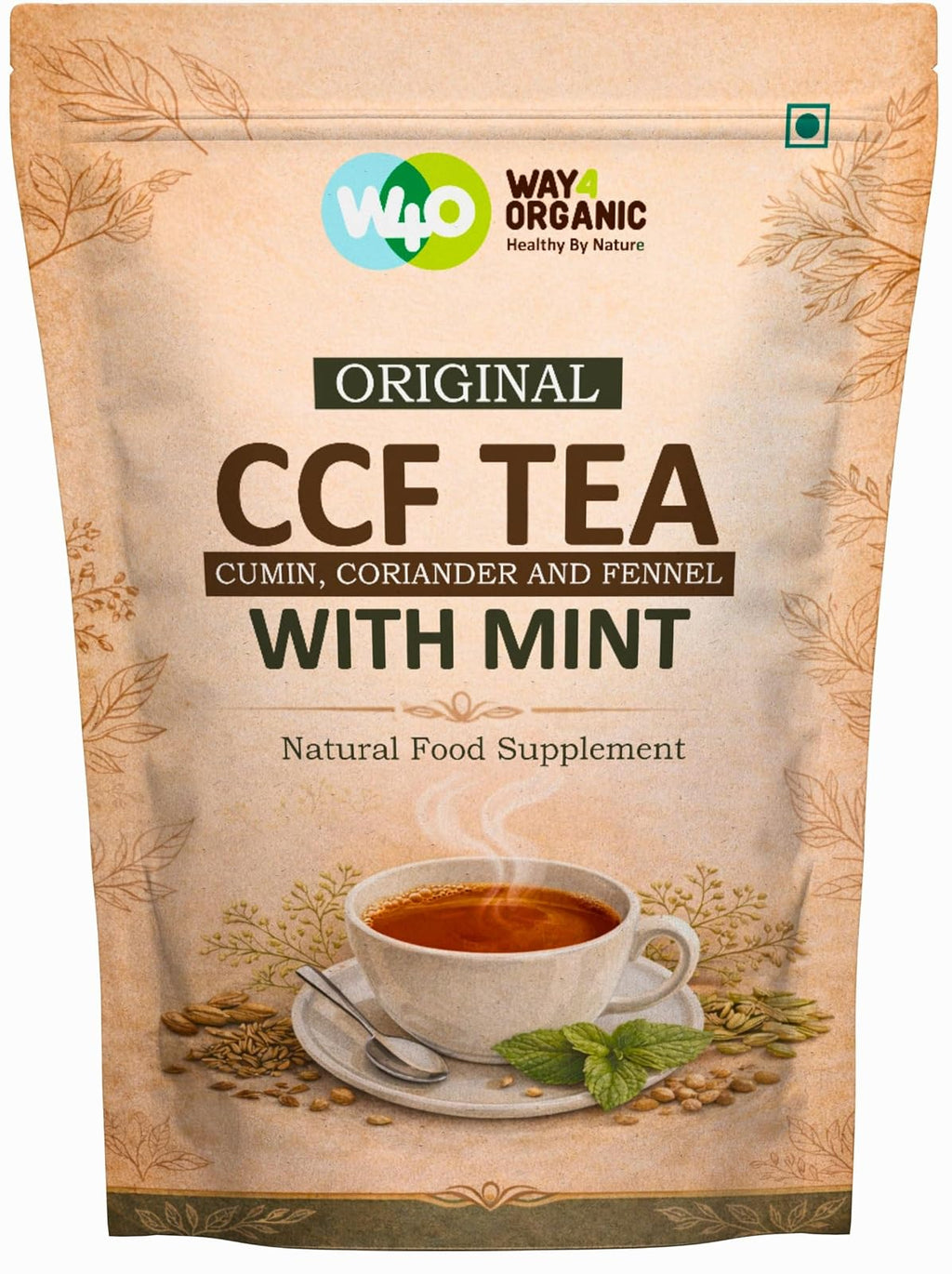 CCF tea with cumin and mint