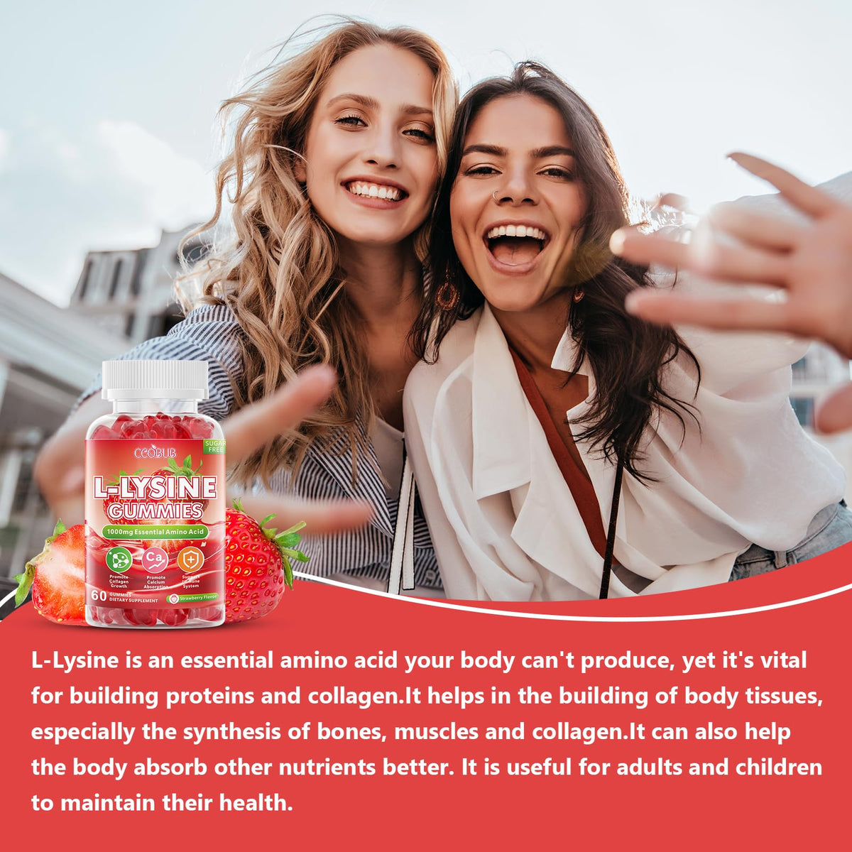 CCOBUB L-Lysine gummies for daily health