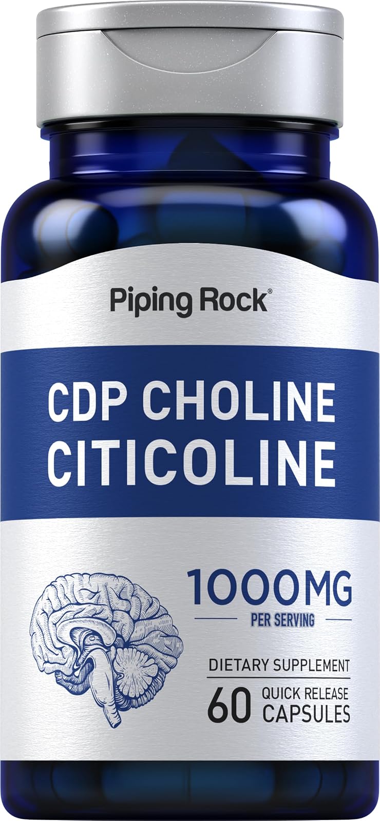 CDP Choline Citicoline capsules for brain health