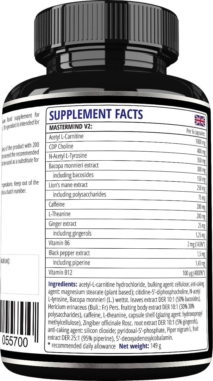 CDP Choline supplement for mental clarity