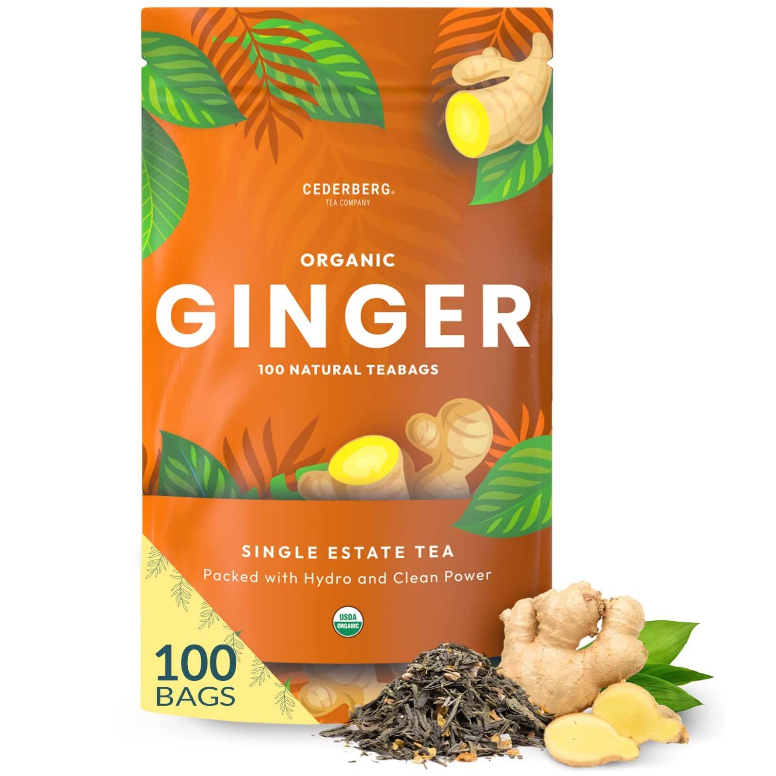 Cederberg organic ginger tea bags