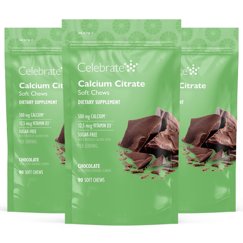 Celebrate Bariatric Calcium Chews for strong bones