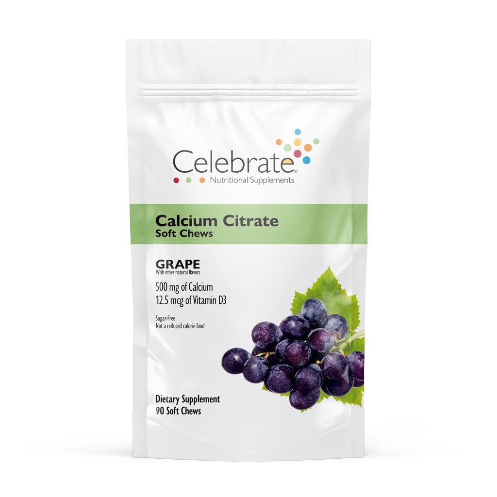 Celebrate Vitamins calcium chews for bariatric patients