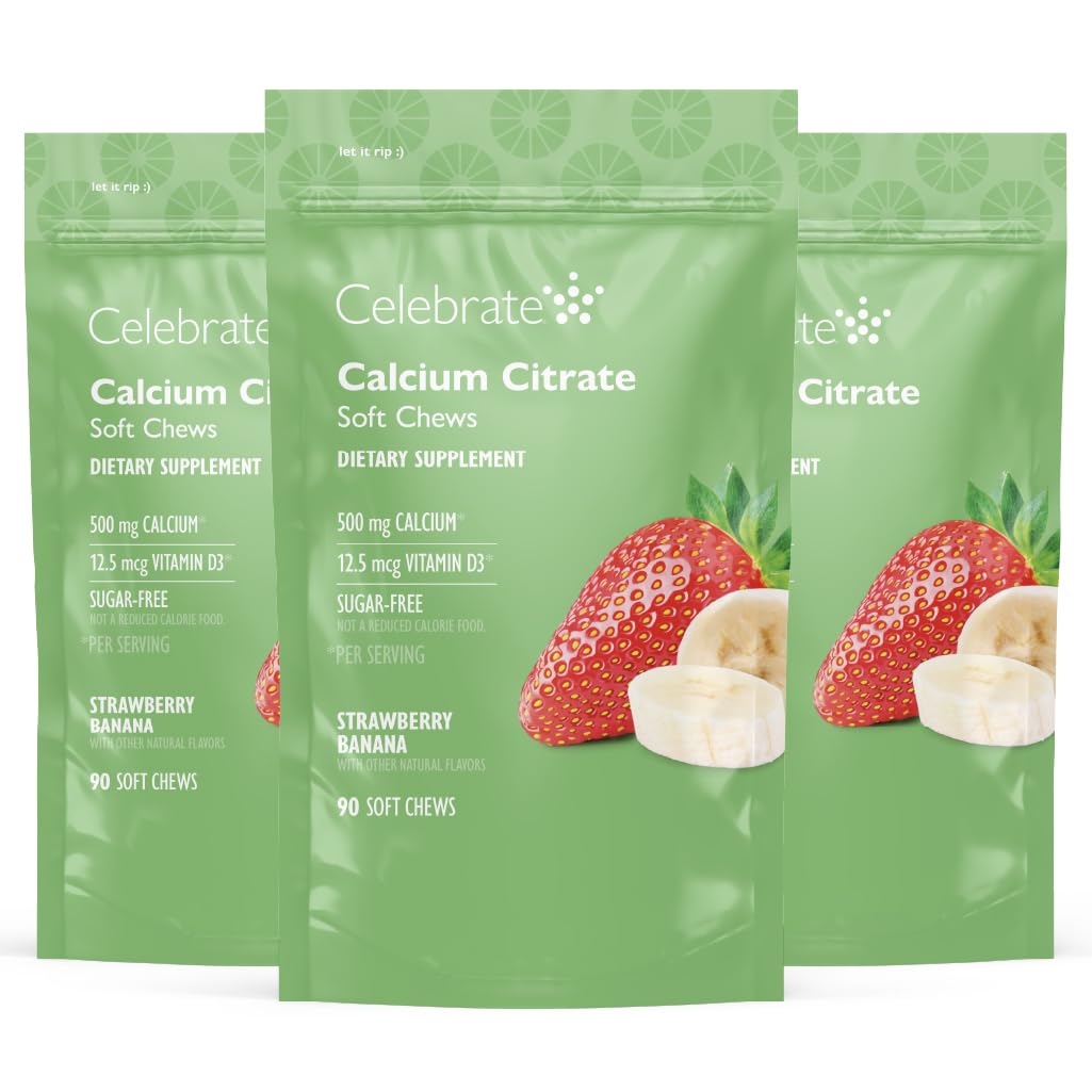 Celebrate Vitamins calcium chews for bariatric patients