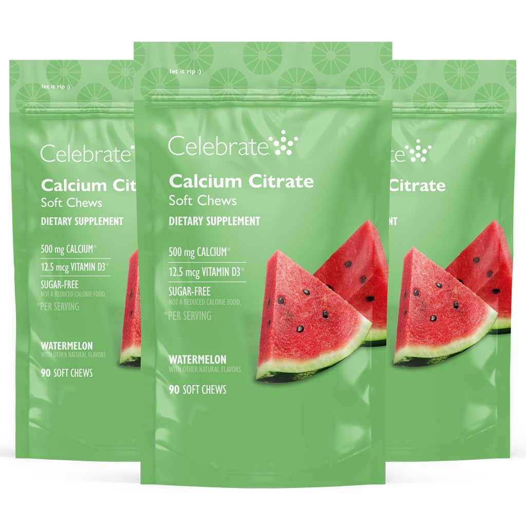 Celebrate Vitamins calcium chews for strong bones