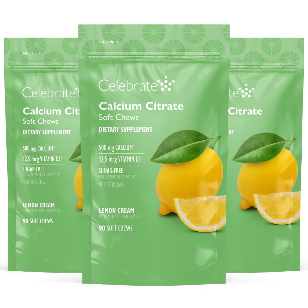 Celebrate Vitamins calcium chews with vitamin D3