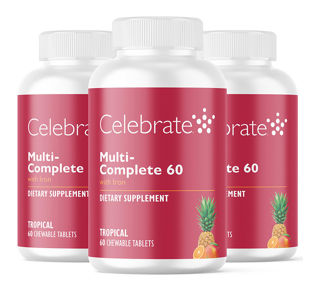 Celebrate Vitamins iron chewables for bariatric health