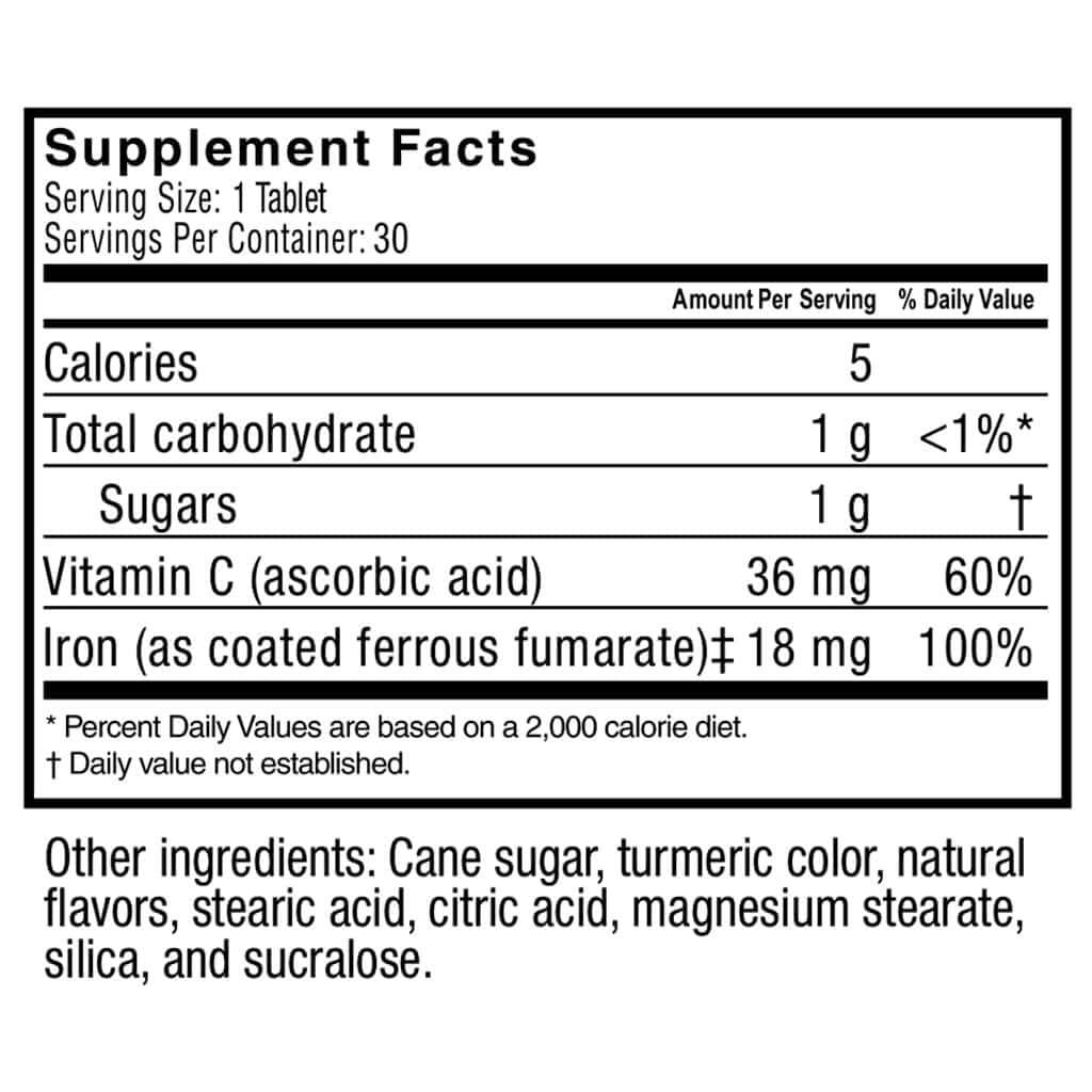 Celebrate Vitamins iron for improved vitality