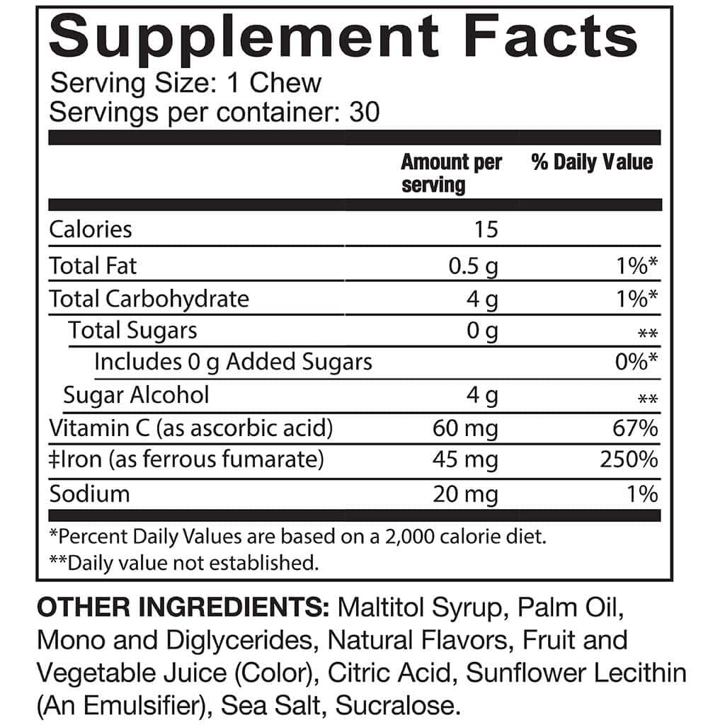 Celebrate Vitamins iron for overall health