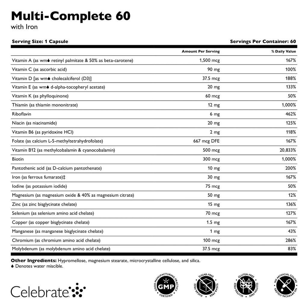 Celebrate Vitamins multivitamin for men