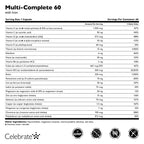 Celebrate Vitamins multivitamin for men