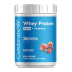 Celebrate Vitamins whey protein shake berry burst