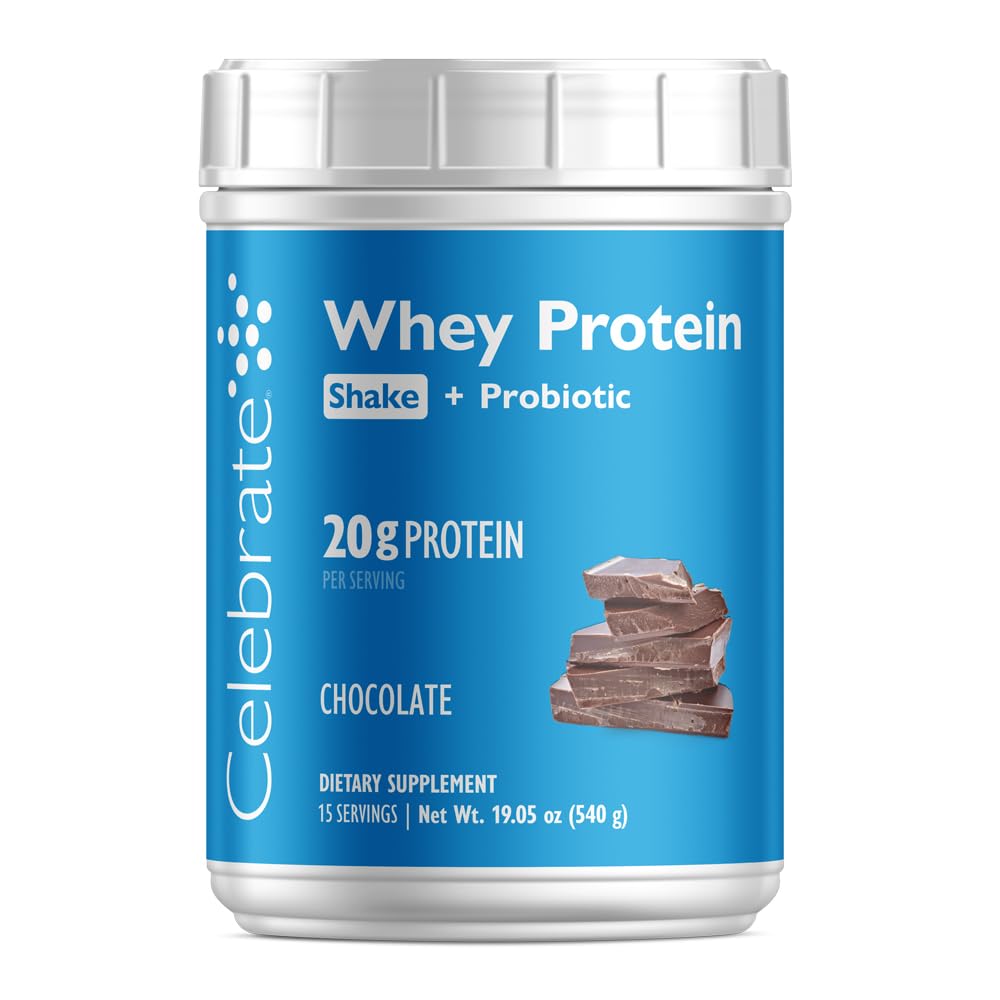 Celebrate Vitamins whey protein shake chocolate