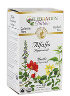 Celebration Herbals alfalfa peppermint tea bags