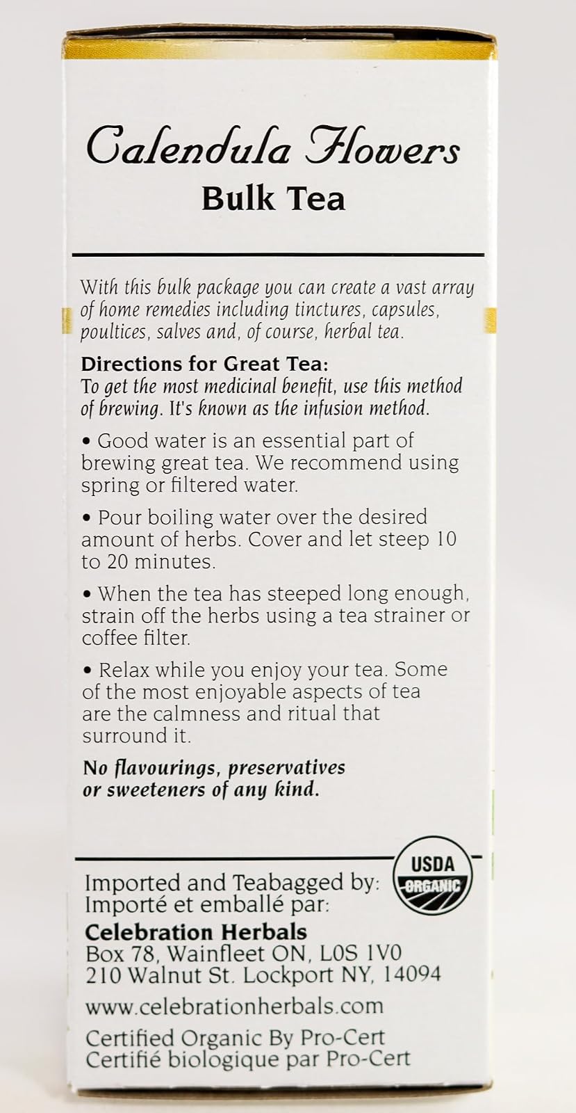 celebration herbals calendula tea benefits