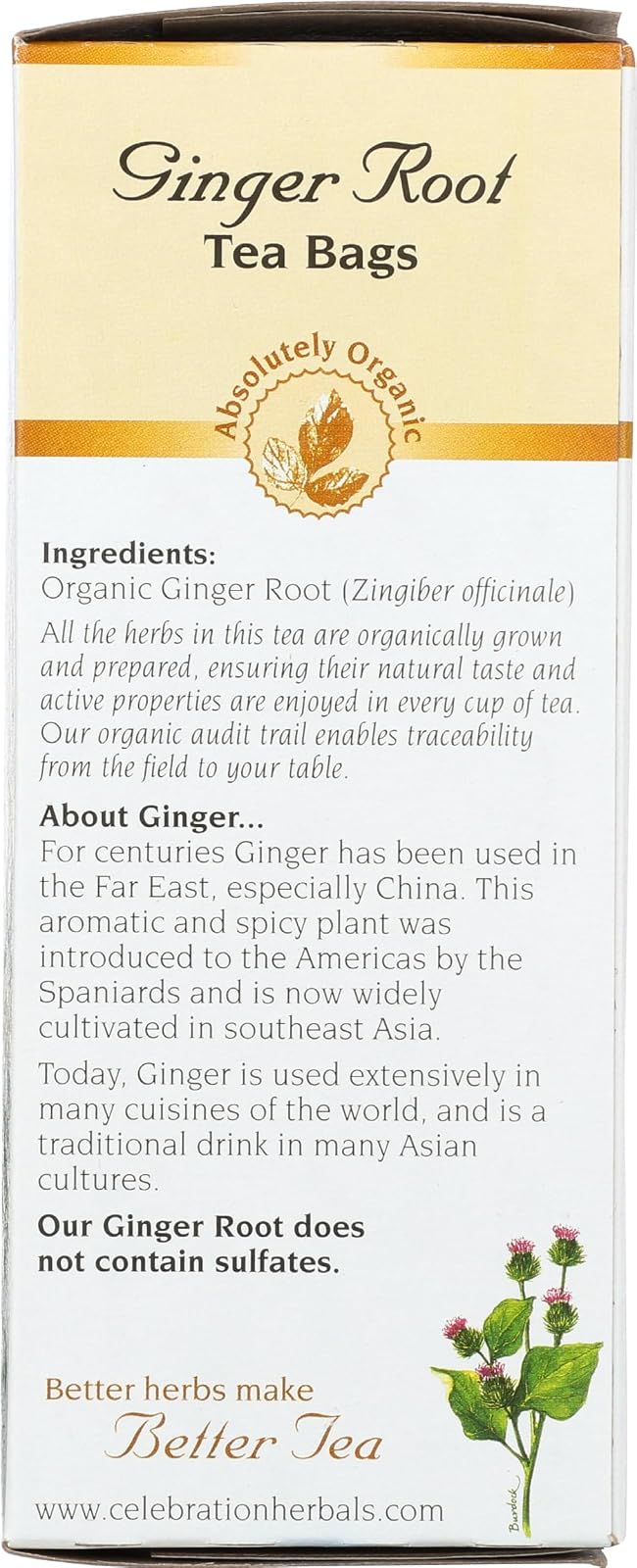 celebration herbals ginger tea benefits
