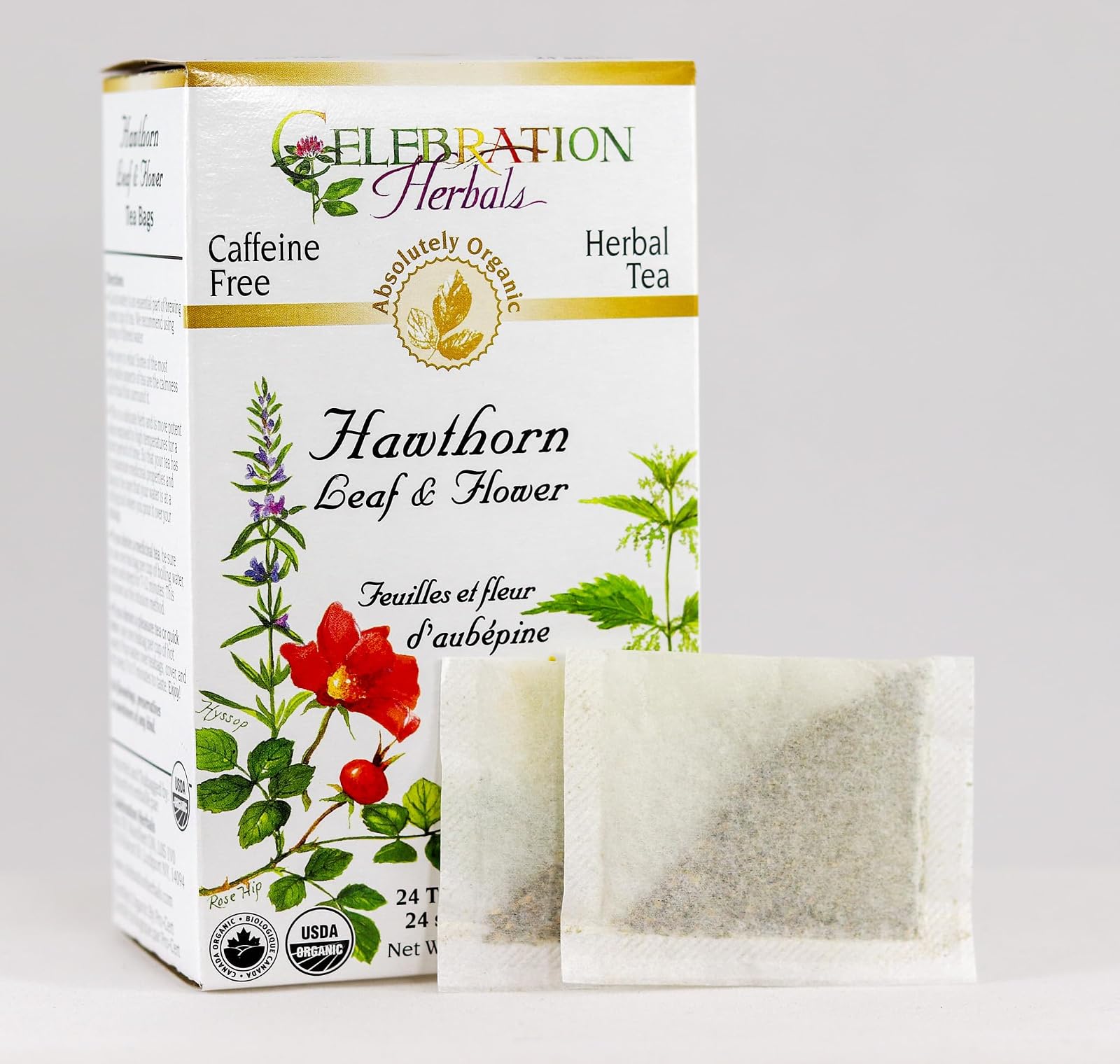 celebration herbals hawthorn flower bags