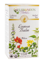 Celebration Herbals lemon balm tea bags