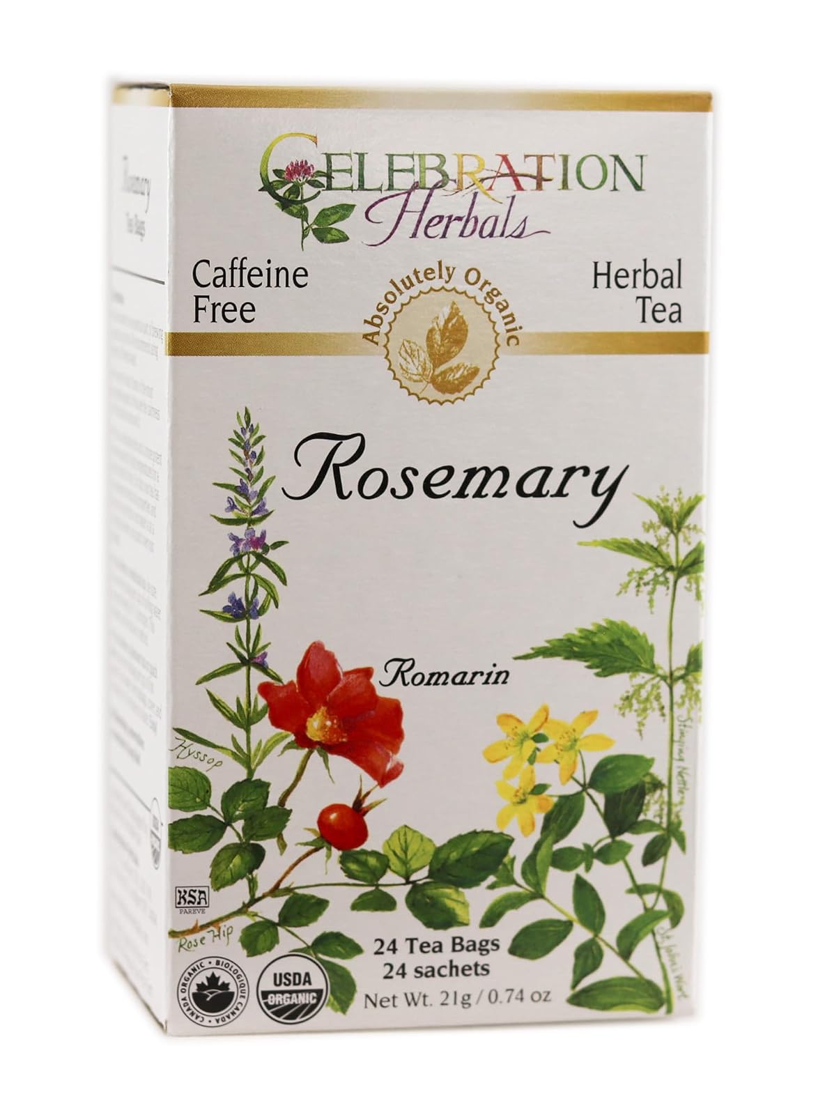 Celebration Herbals rosemary herbal tea bags