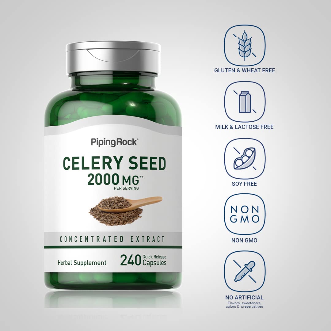 Celery seed extract for digestive health