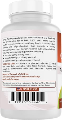 celery seed extract for inflammation
