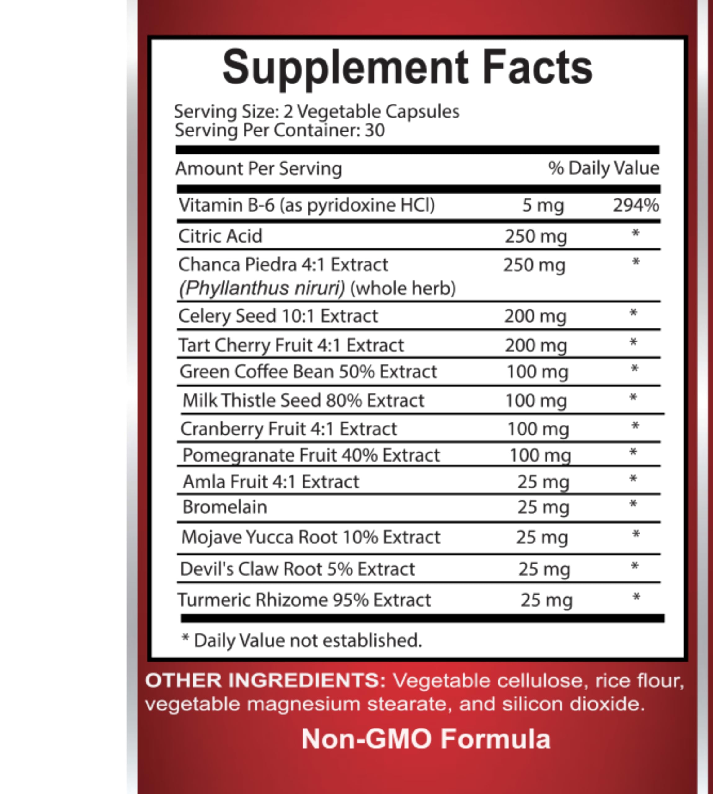 Celery seed support for joints
