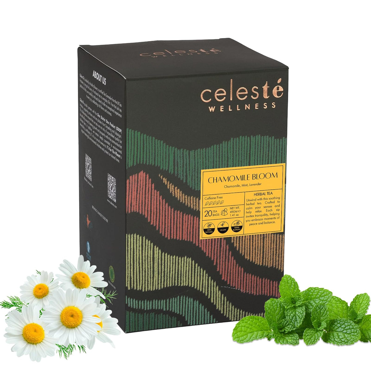 Celeste chamomile herbal tea bags