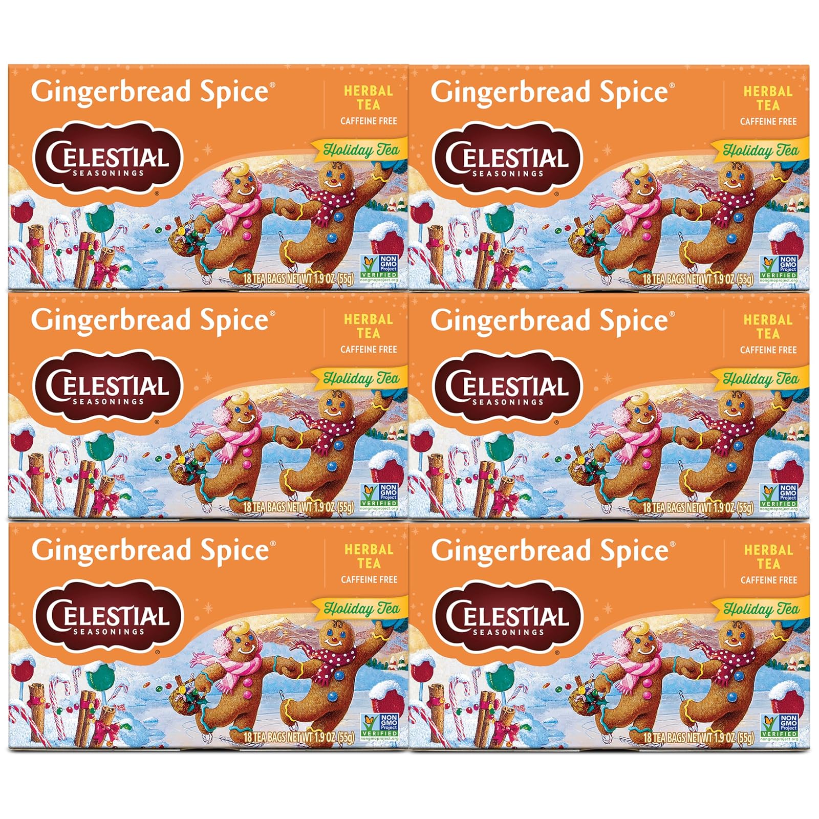 Celestial Seasonings gingerbread herbal tea