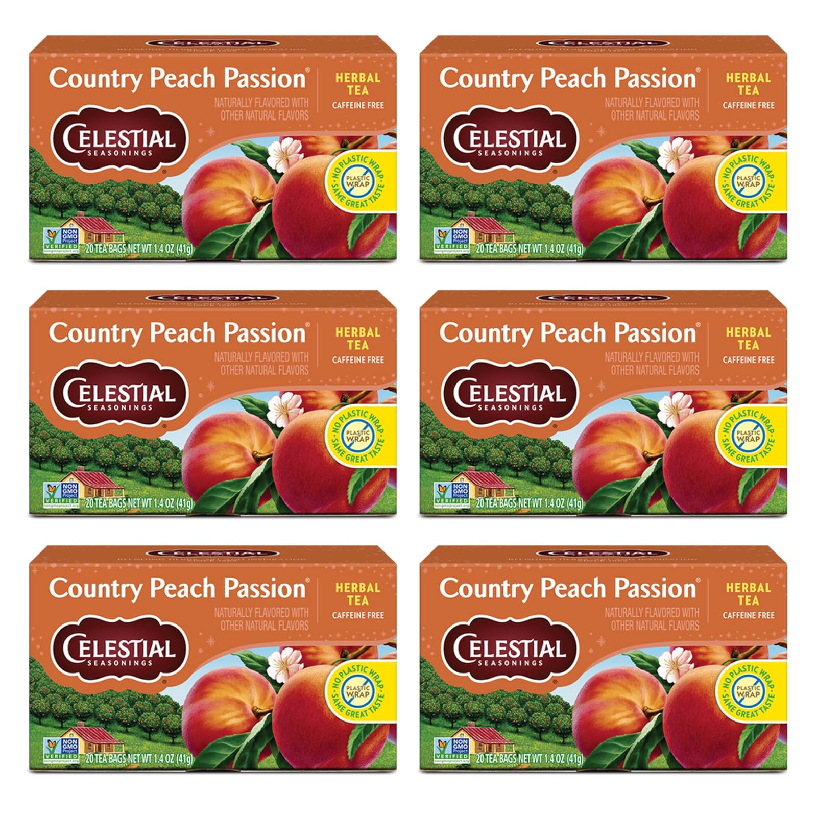 Celestial Seasonings herbal tea bags