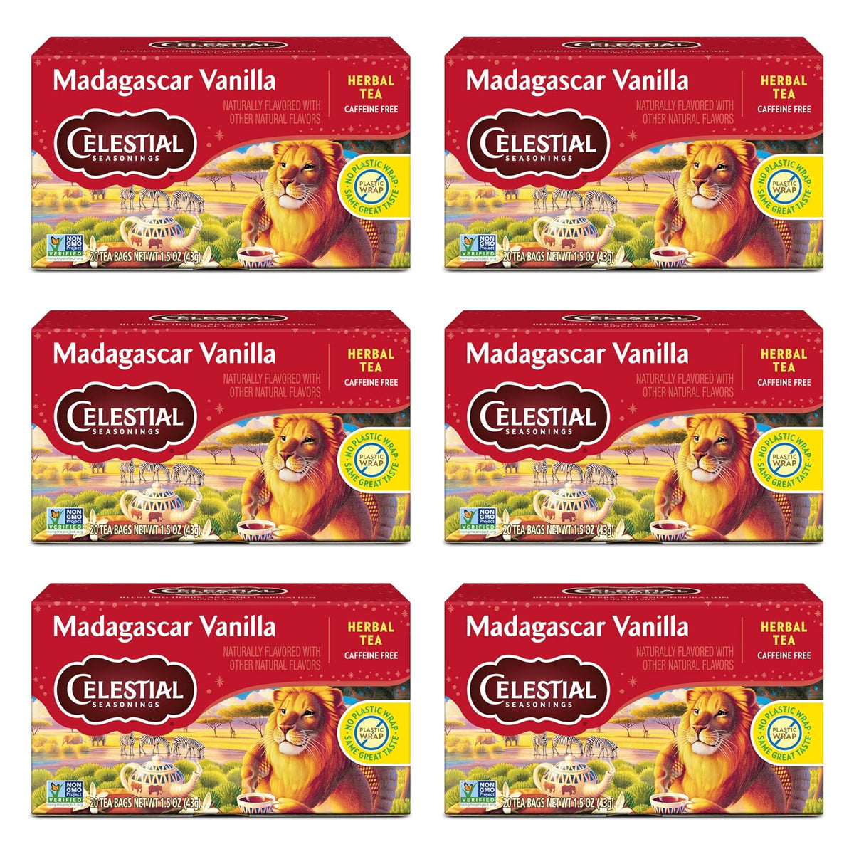 Celestial Seasonings herbal tea bags