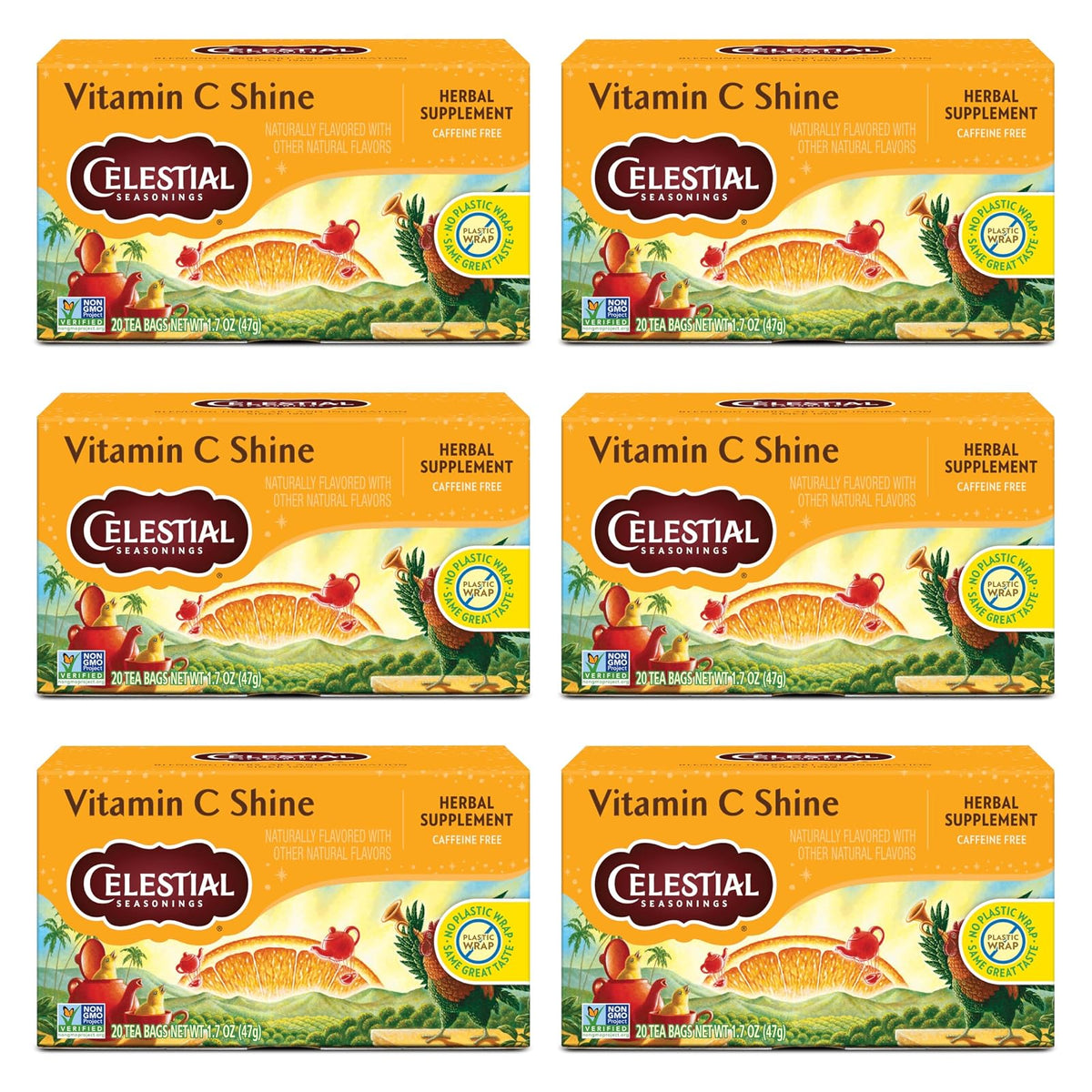 Celestial Seasonings herbal tea bags
