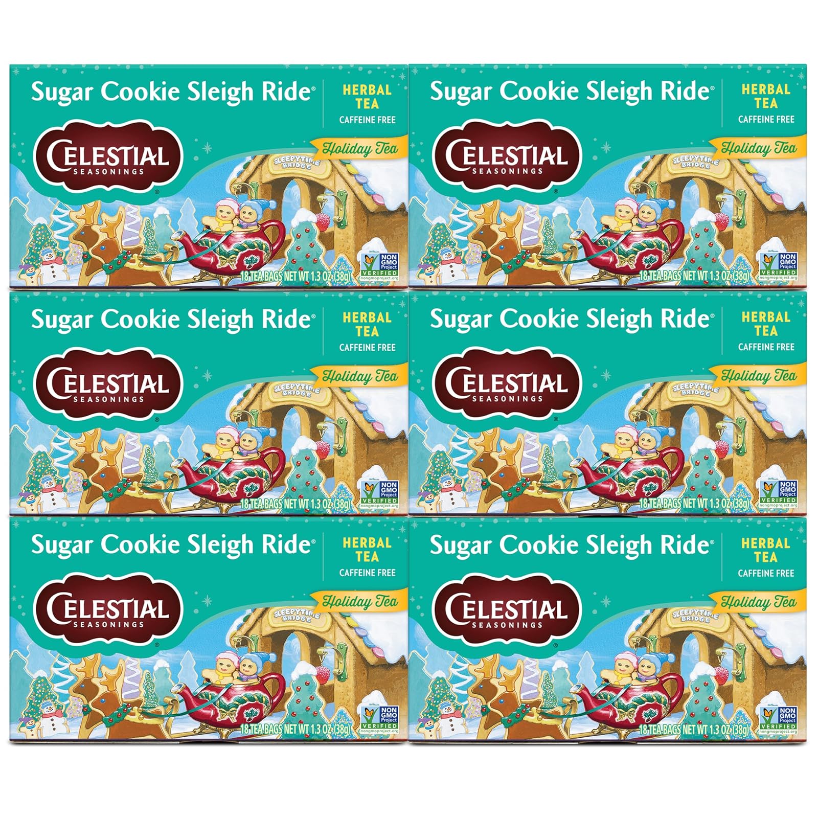 Celestial Seasonings herbal tea selection