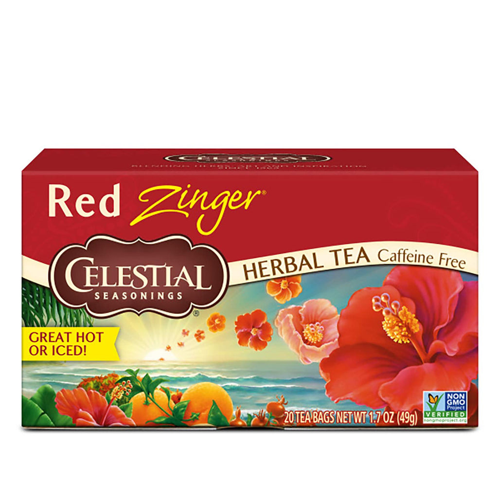 Celestial Seasonings hibiscus herbal tea