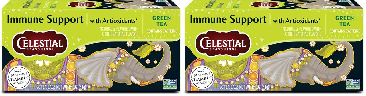 Celestial Seasonings immune support green tea