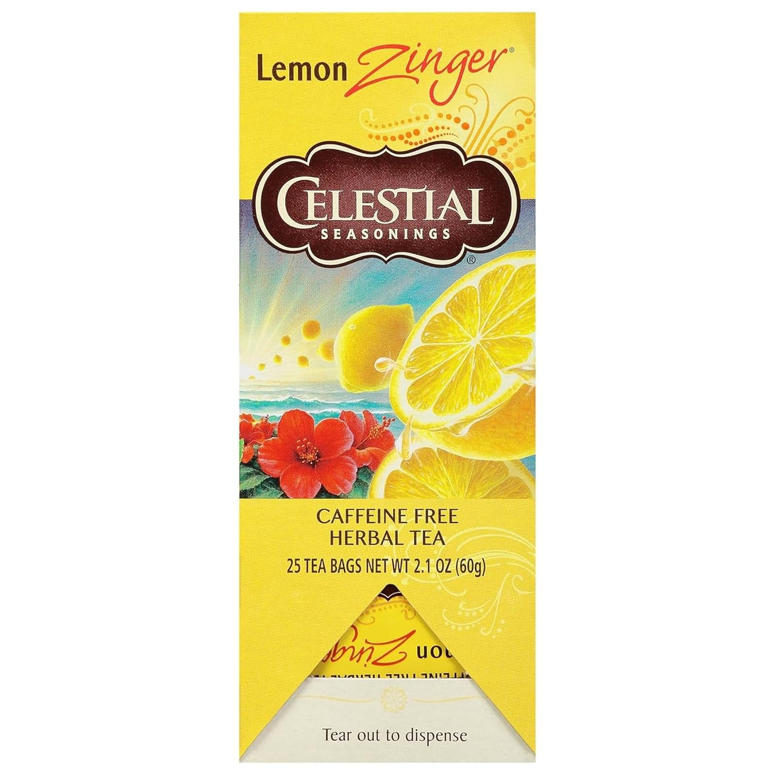 Celestial Seasonings Lemon Zinger herbal tea