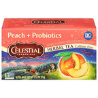Celestial Seasonings peach herbal tea bags