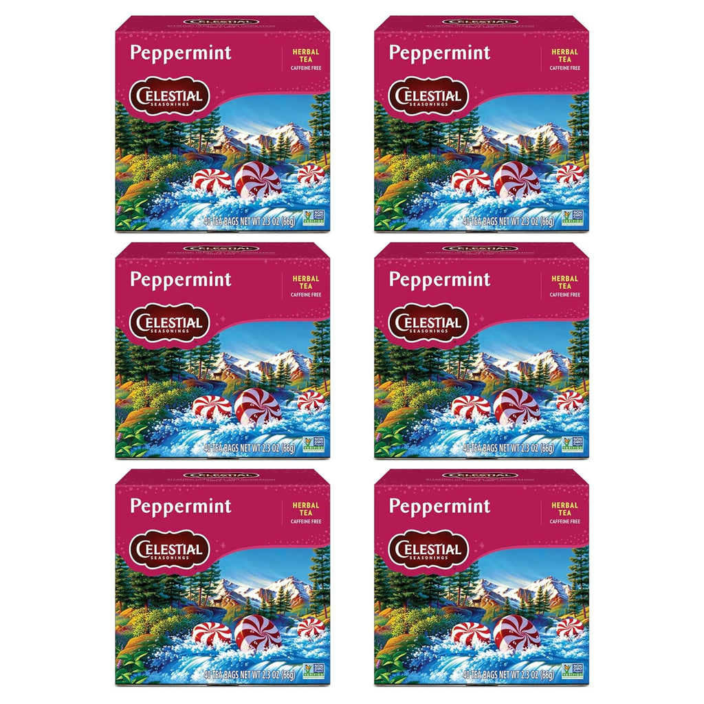 Celestial Seasonings peppermint herbal tea
