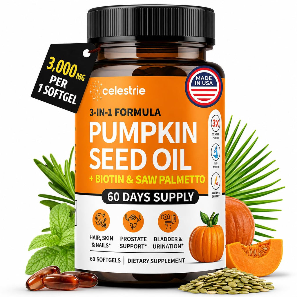 Celestrie pumpkin seed oil benefits
