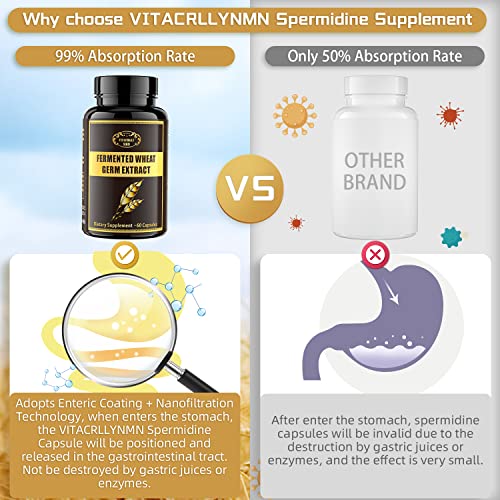 Cell renewal with spermidine capsules