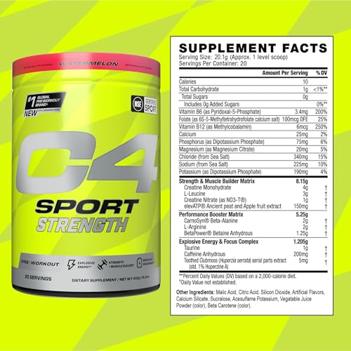 Cellucor C4 Sport pre-workout for endurance