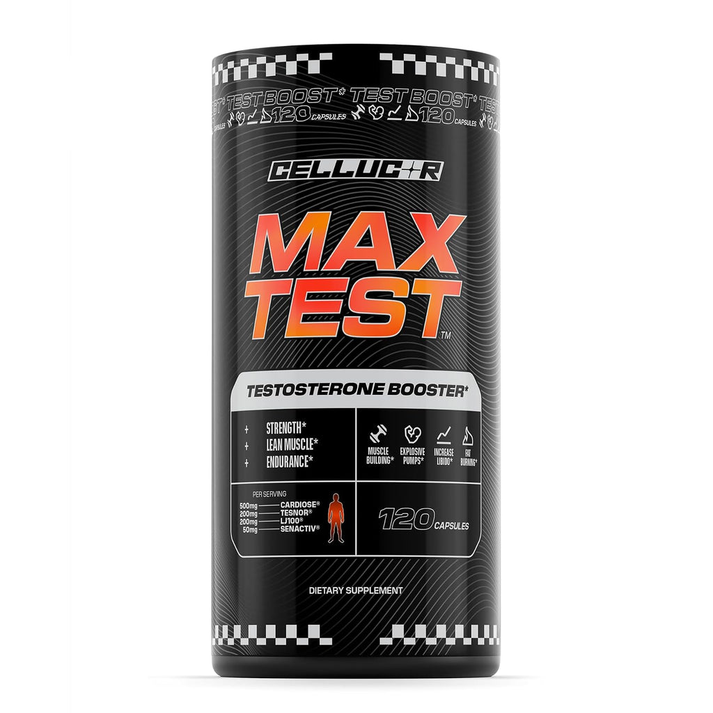 Cellucor Max Test testosterone booster capsules