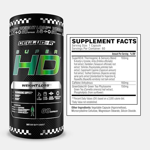 Cellucor SuperHD fat burners with thermogenic formula