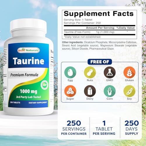 cellular activity booster taurine tablets